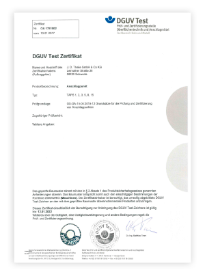 Certifications - J.D. Theile GmbH & Co. KG